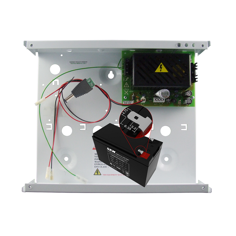 Strømforsyning med backup til Rozcom X500 - Holars AS